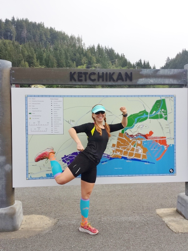 Running in Ketchikan on a Cruise