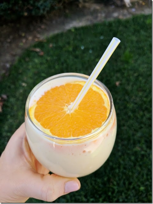 Orange Creamsicle Protein Shake Run Eat Repeat