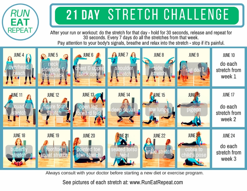 Best Runner Stretches - Run Eat Repeat