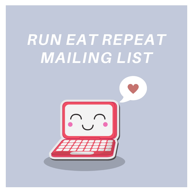 New Running Survey and Mailing List - Run Eat Repeat