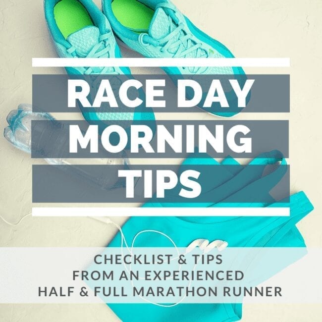 Race Day Morning Prep and Checklist Printable free pdf - Run Eat Repeat