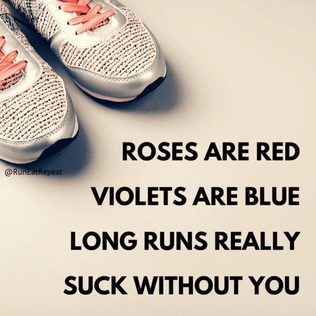 Valentine's Day for Runners - Funny Memes for Instagram - Run Eat Repeat