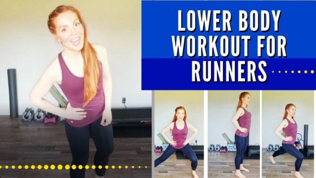 Lower Body Workout for Runners - quick how to - Run Eat Repeat