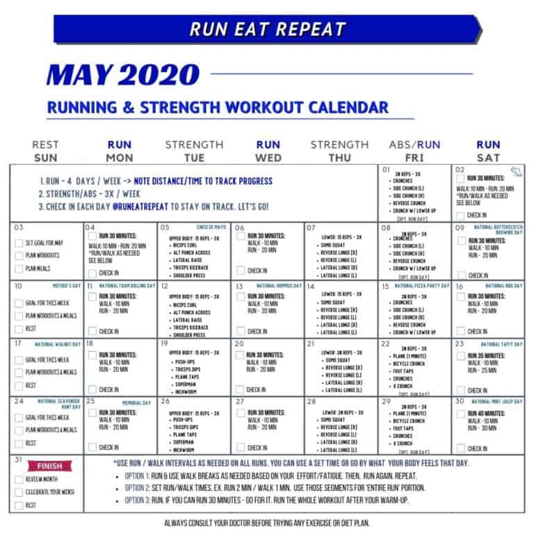 How to Start Running with the Run / Walk Strategy - Run Eat Repeat