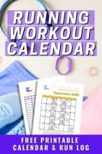 Running for Fitness Calendar - September 2020 - Run Eat Repeat