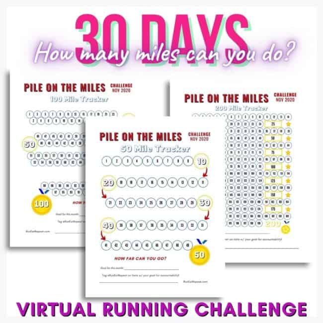 Pile on the Miles Running Challenge November 2020 - Run Eat Repeat