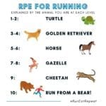 Run Faster - How to Use the RPE Chart for Runners - Run Eat Repeat