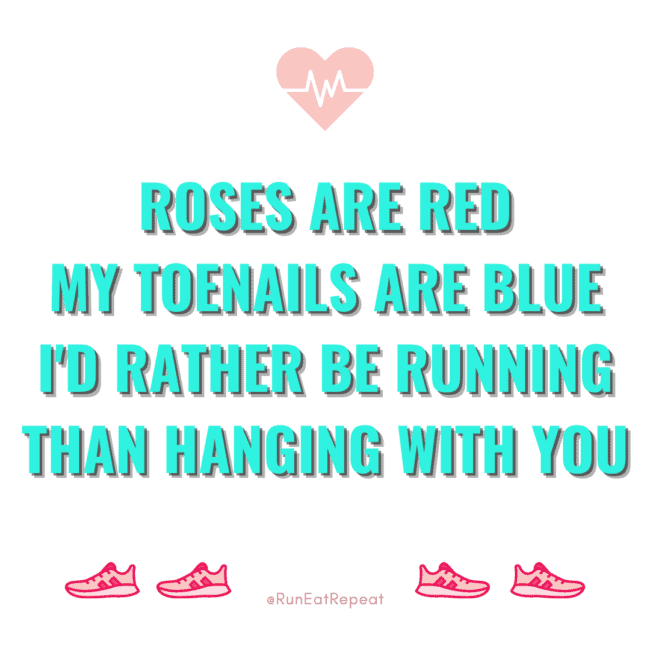 Funny Valentine's Day for Runners - Share to Instagram, Facebook or ...