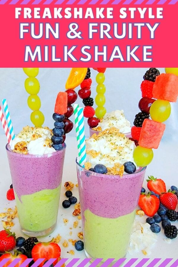 Fruity Fun Milkshake Recipe - Run Eat Repeat