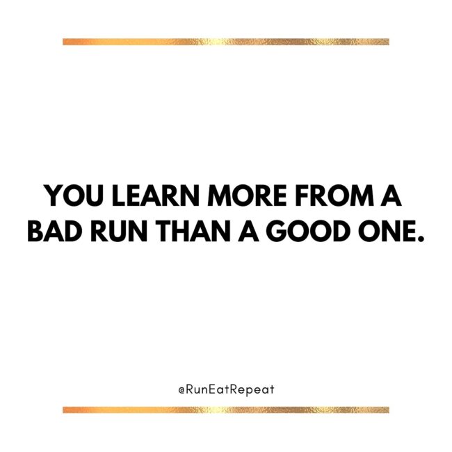 Best Way to Deal with a BAD RUN - Run Eat Repeat