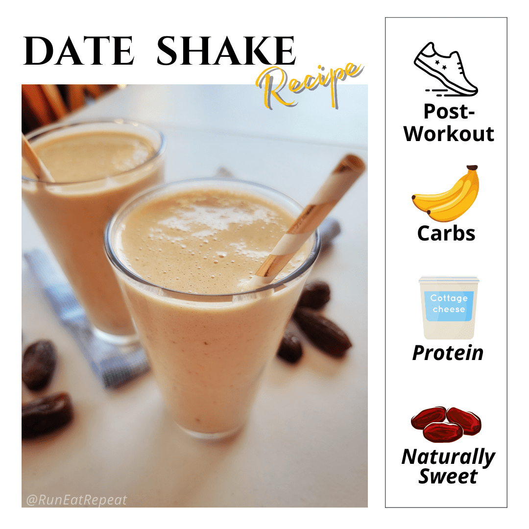 Easy Date Shake Recipe - Run Eat Repeat