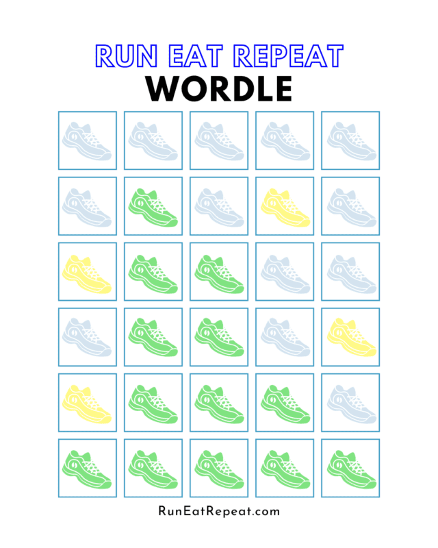 RUN WORDLE - 1 - Run Eat Repeat