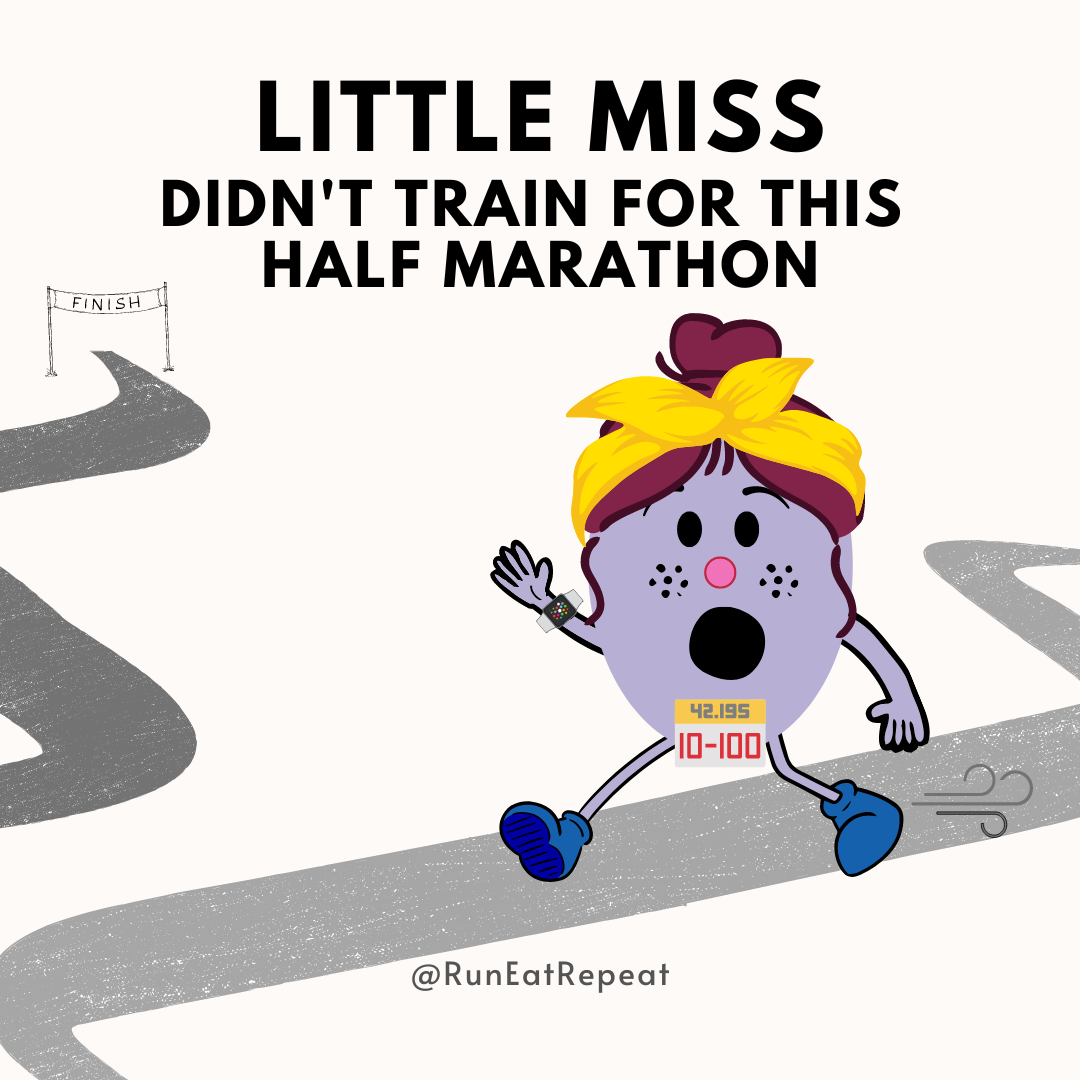 Little Miss Runner Girl - Instagram Meme Trend for Runners - Run Eat Repeat