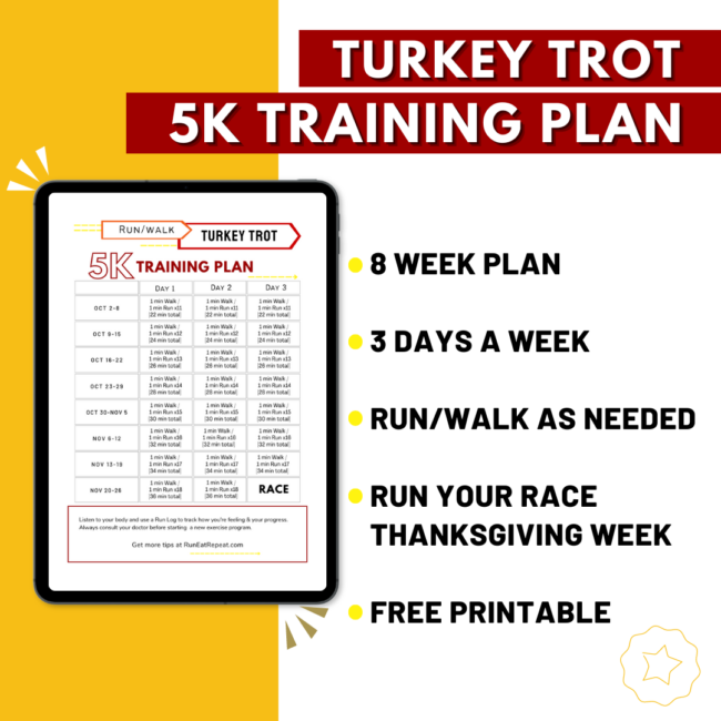 5K and 10K TURKEY TROT TRAINING PLANS - Run Eat Repeat