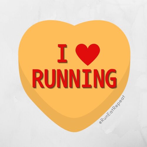 FUNNY CANDY HEARTS for RUNNERS - Run Eat Repeat