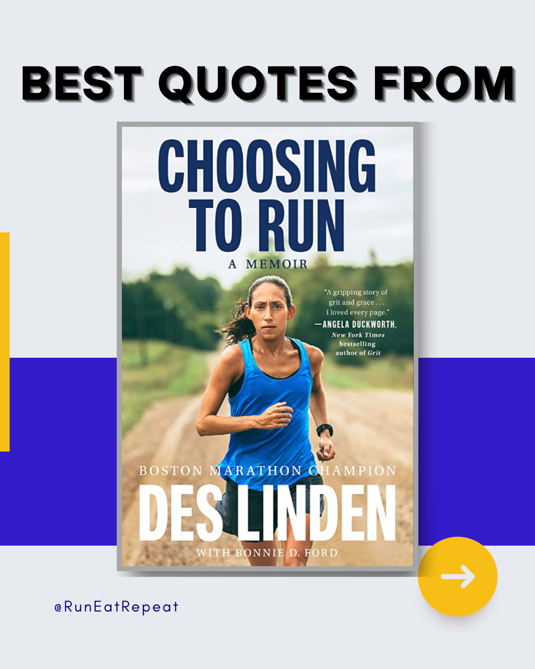 Choosing to Run by Des Linden Review - Run Eat Repeat