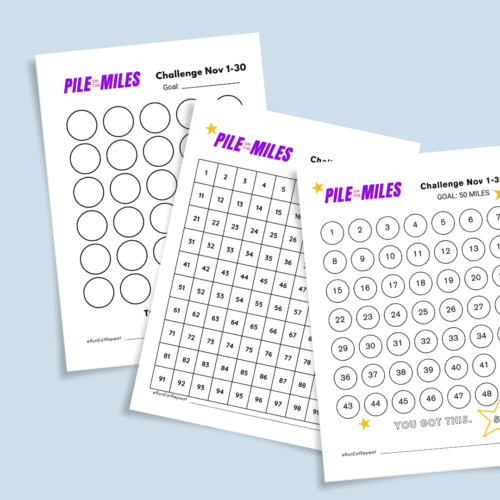 30 Day RUNNING CHALLENGE Digital Trackers - Run Eat Repeat