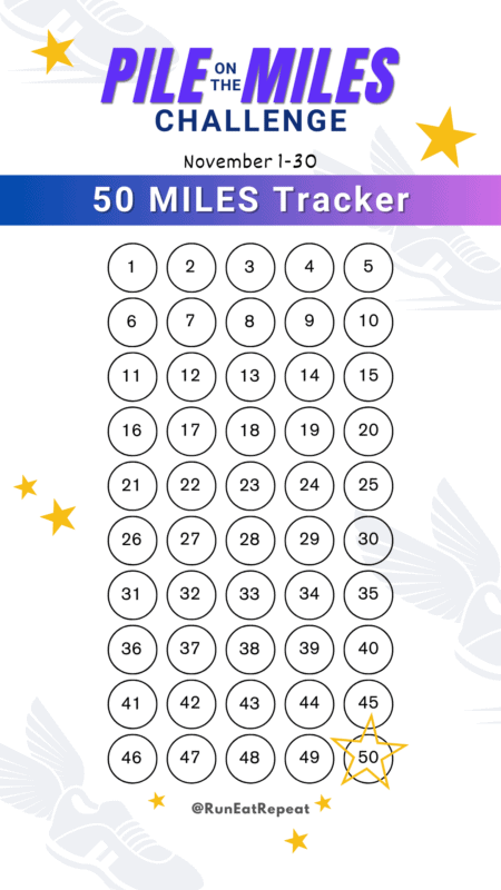 30 Day RUNNING CHALLENGE Digital Trackers - Run Eat Repeat